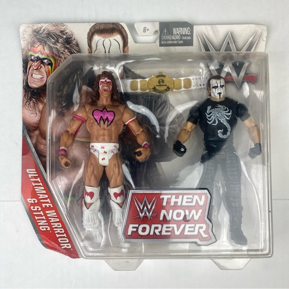 Mattel | Toys | Ultimate Warrior Sting Mattel Wwe Action Figure Set ...